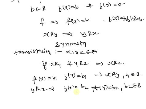 SOLVED 1 Let N E N Prove That For Any Equivalence Relation On The Set 1 R 3 3 1 N