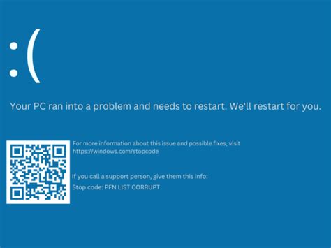 Solved Pfn List Corrupt Unraveling And Rectifying The 2023