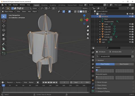 blender godot armature with multiple objects archive godot forum