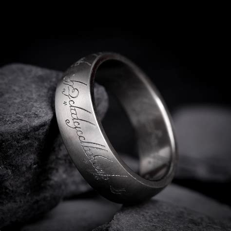 De Ene Ring Titanium The Lord Of The Rings Elbenwald