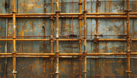 Scaffolding Used As The Temporary Structure To Support Platform Form Work And Structure At The