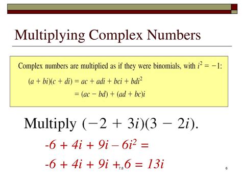 PPT Section 7 8 Complex Numbers PowerPoint Presentation Free
