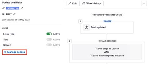 Set Up Automations For Other Users Knowledge Base Pipedrive