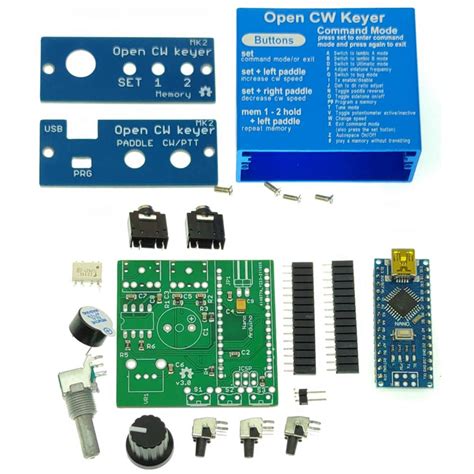 Yepar Open Cw Keyer Mk2 Kit With Metal Case Cw Desertcart India