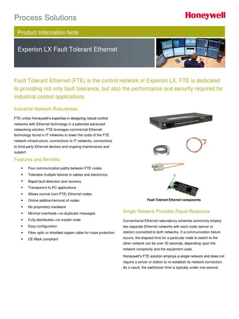 Pmt Hps Pin Experion Lx Fte Pdf Computer Network Ethernet