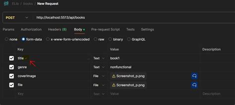 Nodejs Why Do I Get This Error Postman Error Malformed Part Header