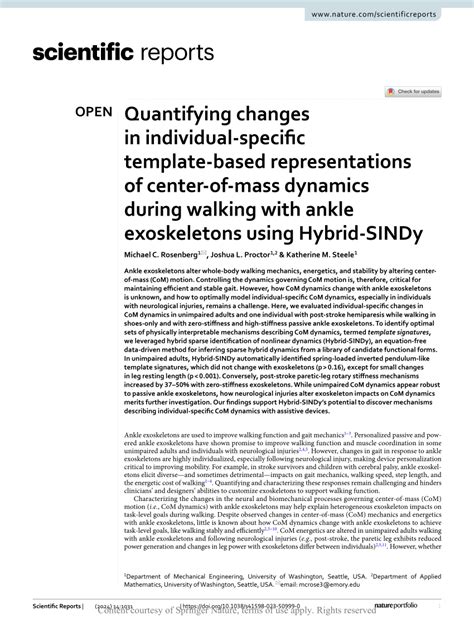 PDF Quantifying Changes In Individual Specific Template Based