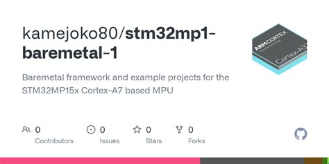Github Kamejoko80stm32mp1 Baremetal 1 Baremetal Framework And Example Projects For The