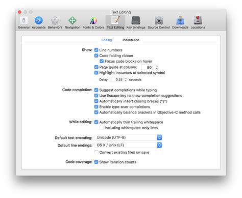 Ios What Is That Lighter Color Section On The Right Of Xcode Source