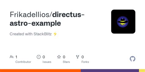 github frikadellios directus astro example created with stackblitz ⚡️