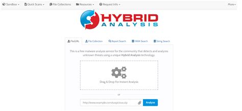 Hybrid Analysis Free Automated Malware Analysis Sandbox Security Investigation