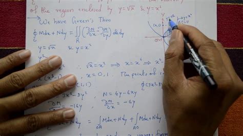 vector integration green s theorem best and easy example part 1 youtube