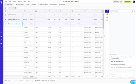 Gigasheet Is The Big Data Excel Alternative Popular Tools Gigasheet