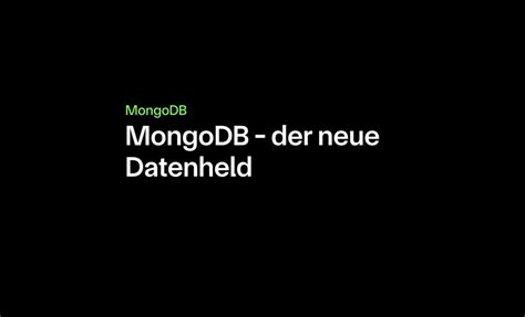 mongodb vs sql databases nosql