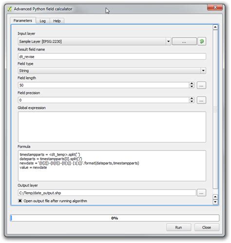 Qgis Date Format Conversion Geographic Information Systems Stack