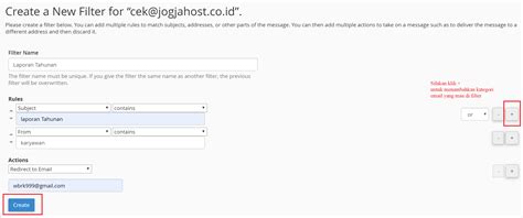 Cara Membuat Filter Email Di CPanel Bagi Pemula