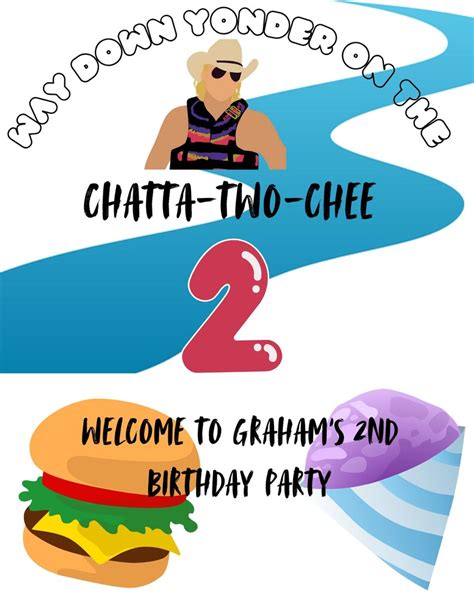 Chatta Two Chee Birthday Sign Etsy