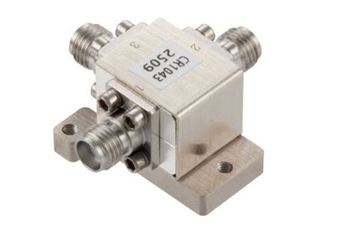 Circulator With 14 Db Isolation From 18 To 265 Ghz 10 Watts And Sma Female
