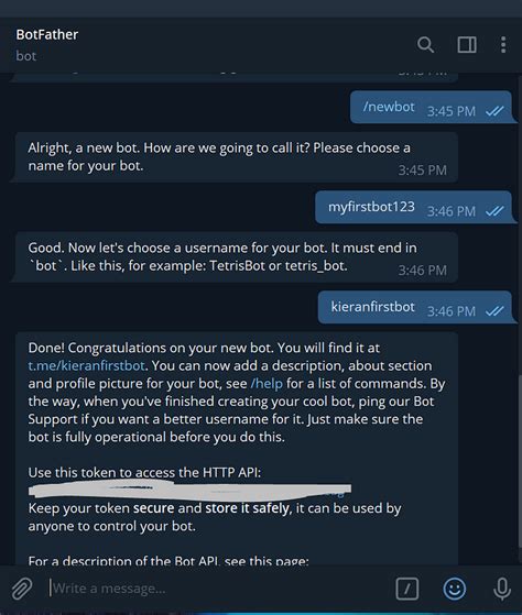 Aufbau Eines Telegramm Bots Für Ein Liebesgeständnis