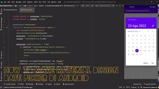 How To Make Material Date Range Picker In Android With Kotlin Candra Julius Sinaga Mp Mp