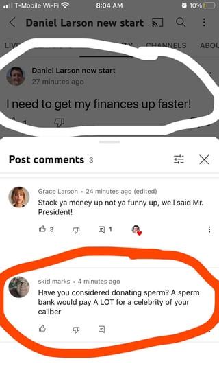 I Looked Up Joshua Blocks Worldoftshirts Net Worth 1 5mil If Daniel Wasnt So Unpredictable