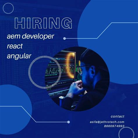 Asifa Jethro On Linkedin Aemdeveloper Aem Aemarchitect Immediatejoiners Immediatehiring