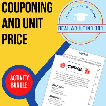 Couponing And Unit Price Real Adulting 101 By Real Adulting 101