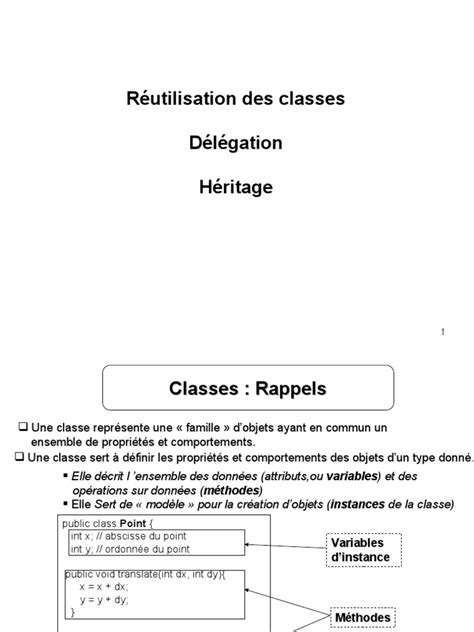 08 Heritage Pdf Classe Informatique Ingénierie Informatique