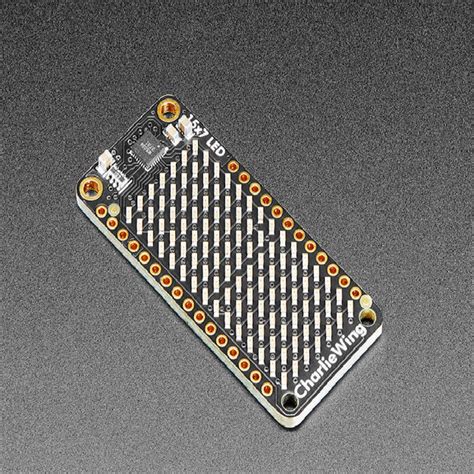 Yellow 15x7 Charlieplex Led Matrix Display Featherwing