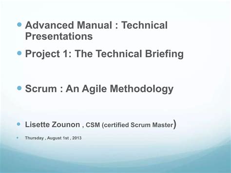 Agile Methodologies Introduction To Scrum PPT