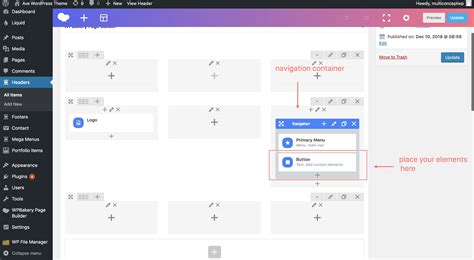 Ave Mobile Header Elements Liquidthemes Knowledge Base