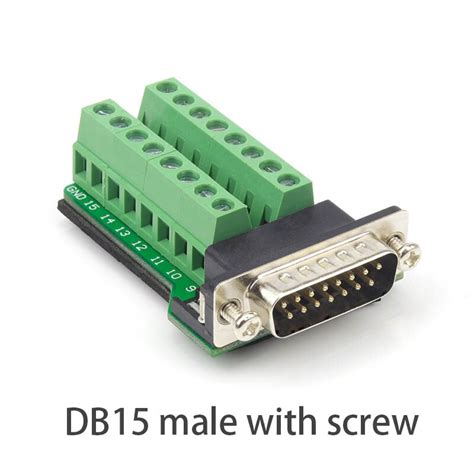 Db15 Connectors D Sub15 Mannelijke 2 Rij 15 Pin Pl Grandado