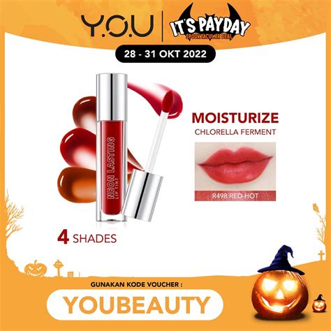 Jual You Neon Lasting Lip Tint Tahan Lama Hingga 12 Jam
