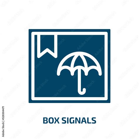 Box Signals Vector Icon Box Signals Signal Box Filled Icons From