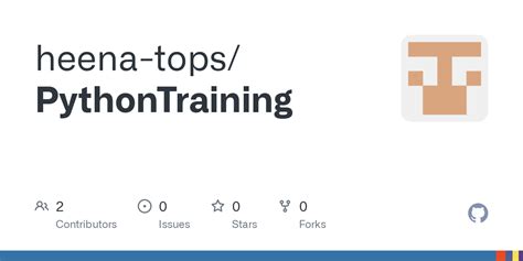 Github Heena Topspythontraining