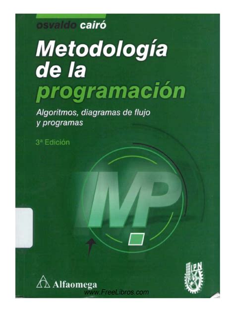 Metodología De La Programación 3ra Edición Osvaldo Cairo Battistutti Pdf
