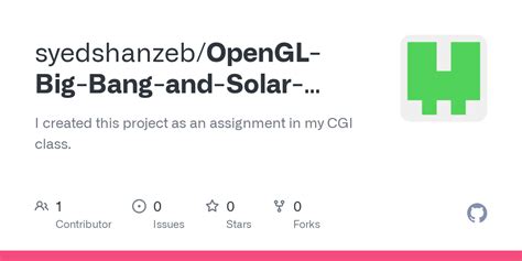 GitHub Syedshanzeb OpenGL Big Bang And Solar System Simulation I
