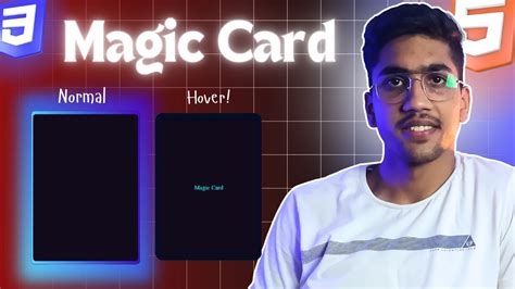 How To Make Magic Card In Html And Css Codepen Project Bca Wala