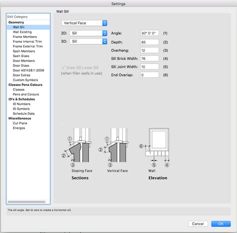 Windoor Sill Settings Architecture Vectorworks Community Board