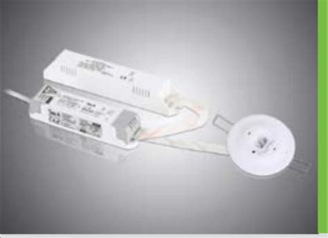 Emergency Light Self Contained Round And Recessed 1 Watts Emirates Shamwai