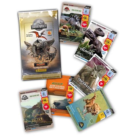 Panini Jurassic World Roar Trading Card Game Starter Pack Top Pick