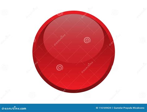 Circle Red Button Stock Illustrations Circle Red Button Stock Illustrations Vectors