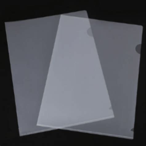 A L Shape Plastic File Folder Clear Transparent Folder Shopee Singapore