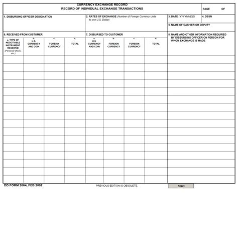 Dd Form 2668 Legal Forms Printable