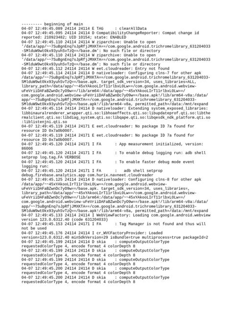 Logcat 1712474385023 Pdf Android Operating System Java