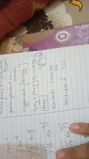 8 12 Ml Of A Gaseous Hydrocarbon Was Exploded With 50 Ml Of Oxygen The