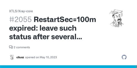 Restartsec100ms Expired Leave Such Status After Several Offical