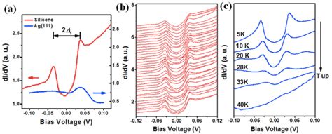 A Conductance Spectra Acquired On Silicene And Silver Substrate Ag