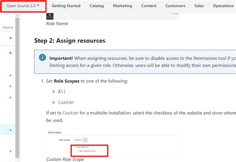 Feedback On Page Systempermissions User Roleshtml · Issue 248 · Magentomerchdocs · Github