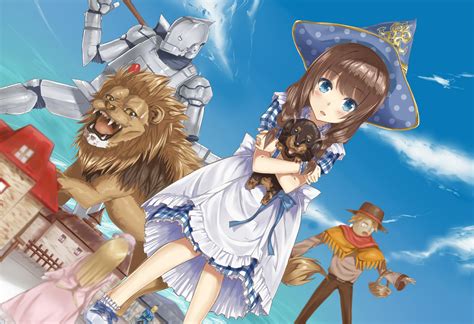 Dorothy Gale Tin Man Scarecrow Cowardly Lion And Toto The Wizard